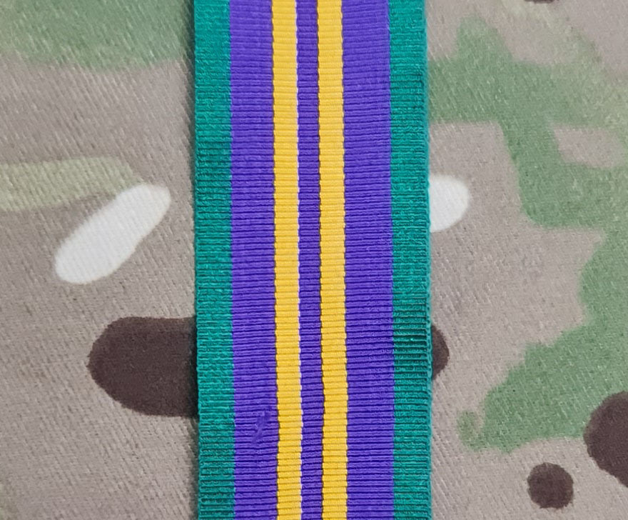 Accumulated Campaign Service (ACSM11) Service Medal Ribbon (Full Size ...