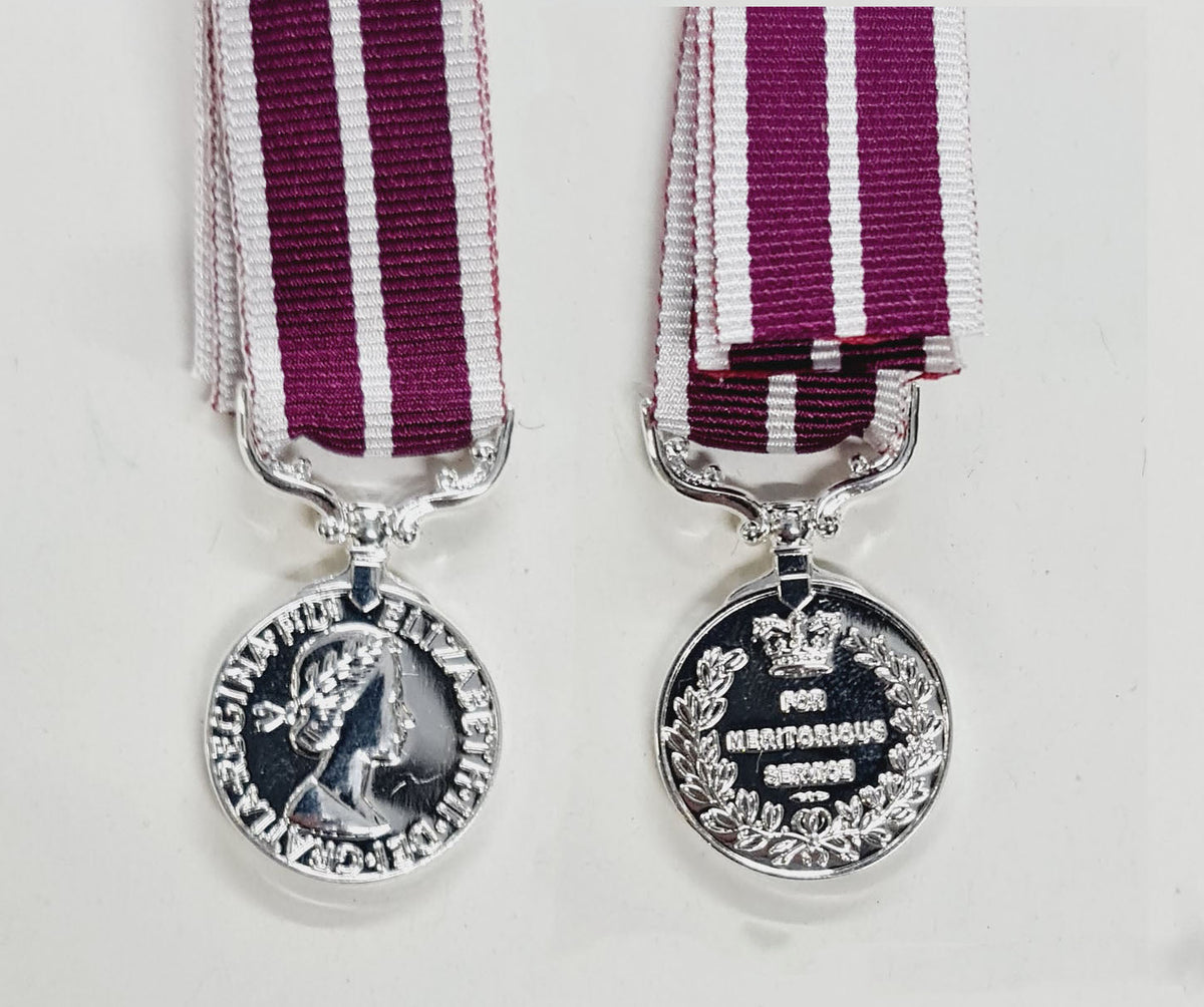 Miniature Meritorious Service Medal - MSM (EIIR) – dressuniformhire